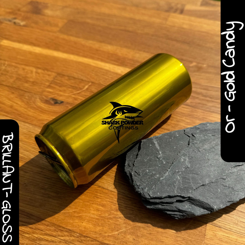 Gold Candy Powder Coating | Mirror or Metallic Finish | Shark Powder ...